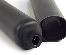 Dunbar 3635W 1 inch Polyolefin Tubing - Black | Heat Shrink Tubing ...
