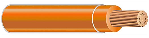 THHN Building Wire - 1/0 AWG - orange - Stranded Conductor | Wire ...