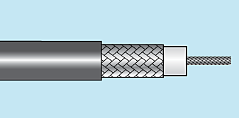 Alpha Essentials Coaxial RG-59/U 75 Ohm Cable - Braid Shield - 22 AWG ...