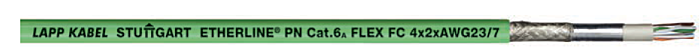 2170587 - LAPP ETHERLINE® PN CAT6A FLEX FC - 23 AWG/ 7c - PE Insulation ...