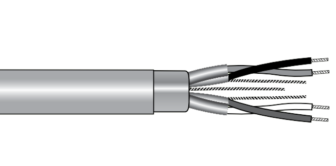 Alpha EcoCable® Mini Foil Shield Multipair Cable - 20 AWG 25 Conductor ...